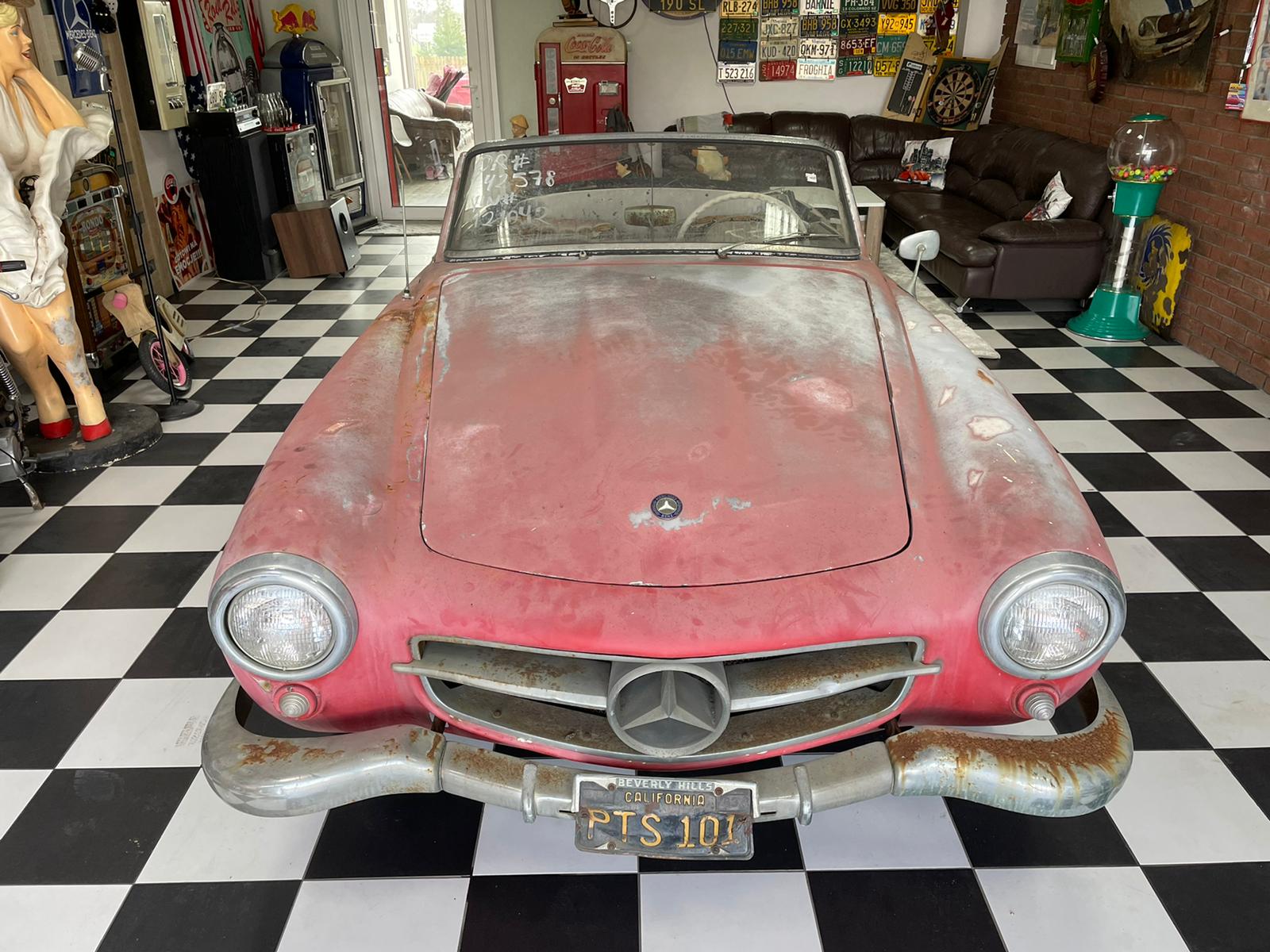 Mercedes 190sl Original California car – Retro Garage 541