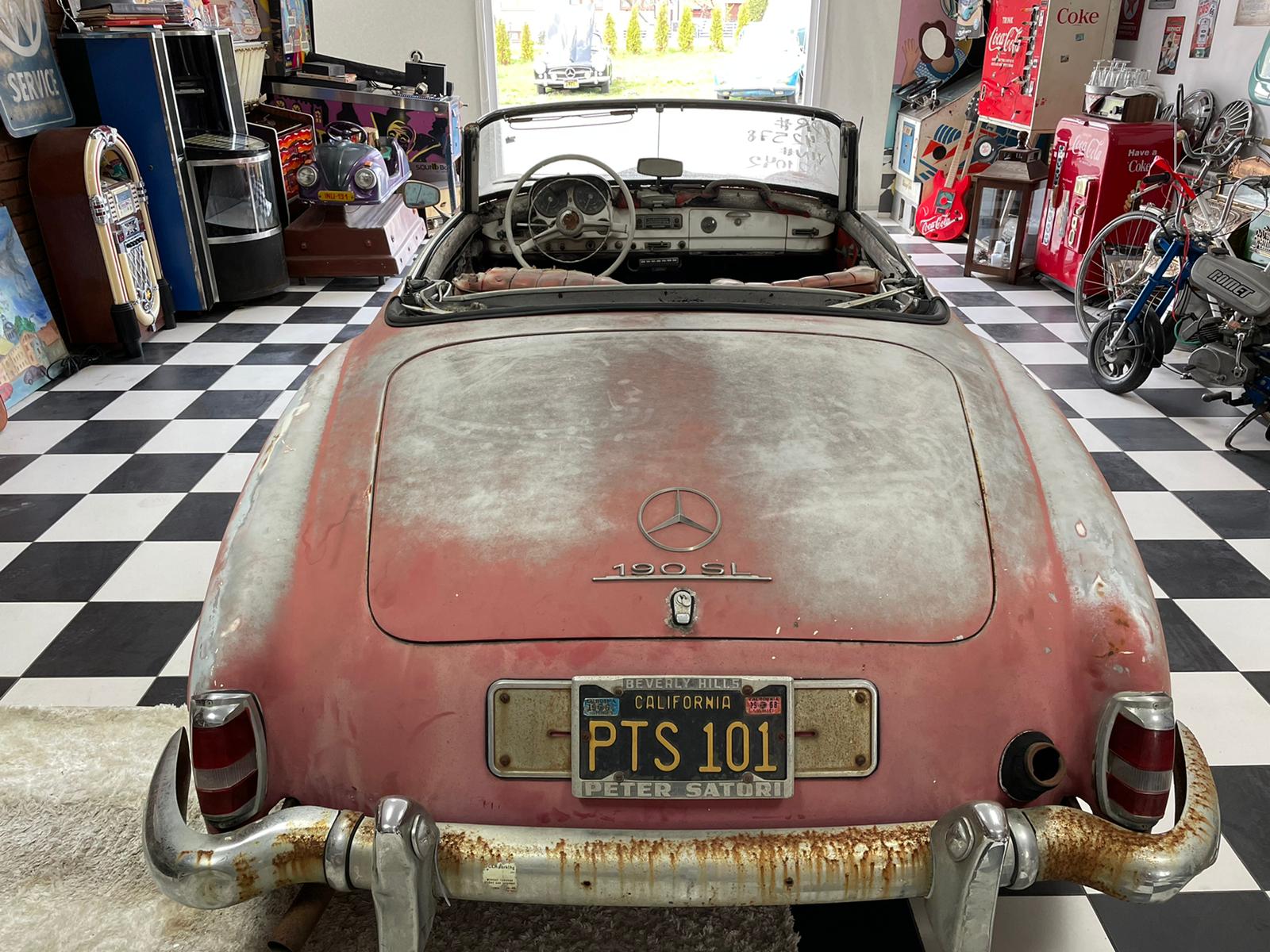 Mercedes 190sl Original California car – Retro Garage 541